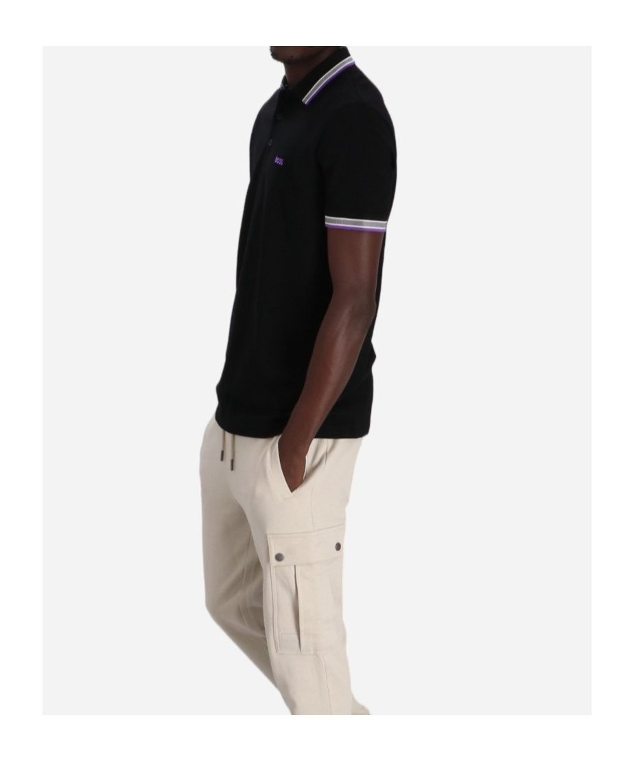 HUGO BOSS logo-embroidered polo shirt