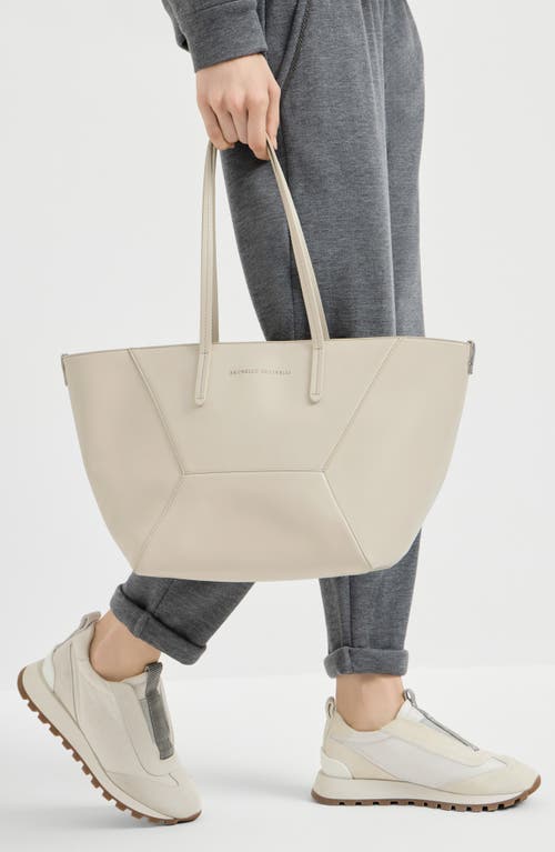 BRUNELLO CUCINELLI Brunello Cucinelli Calfskin BC Duo Bag with Monili