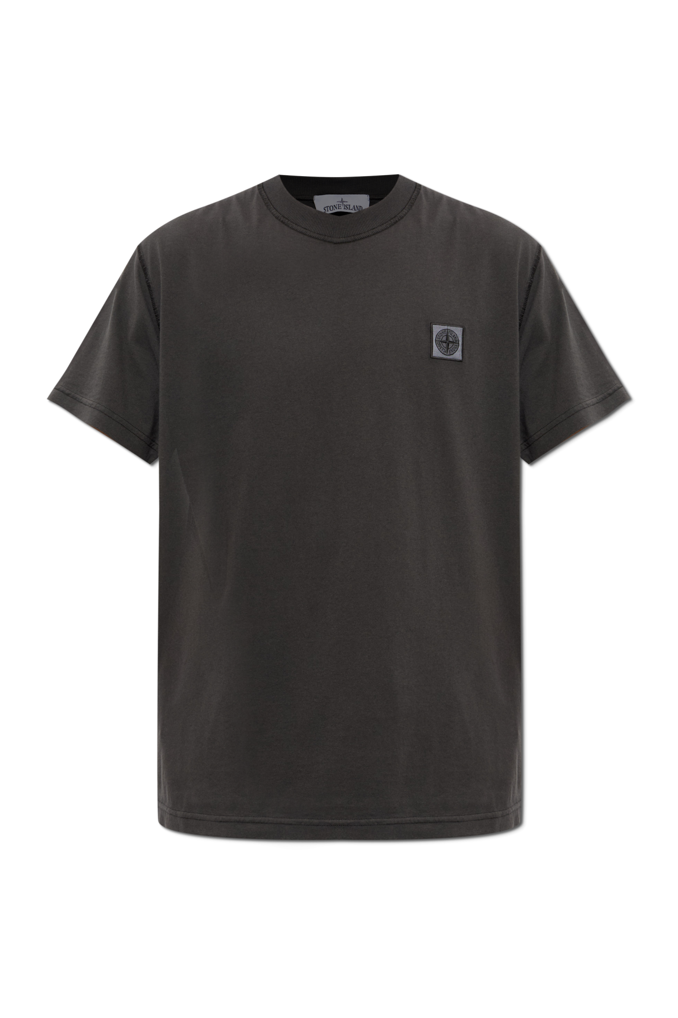 STONE ISLAND t-shirt with logo patch