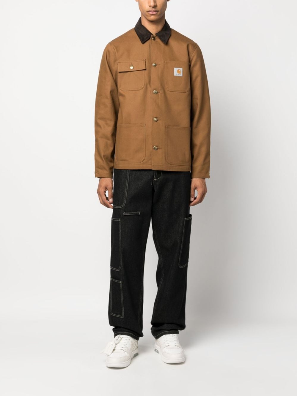 CARHARTT WORK IN PROGRESS Carhartt WIP Canvas Jacket with Stand Collar