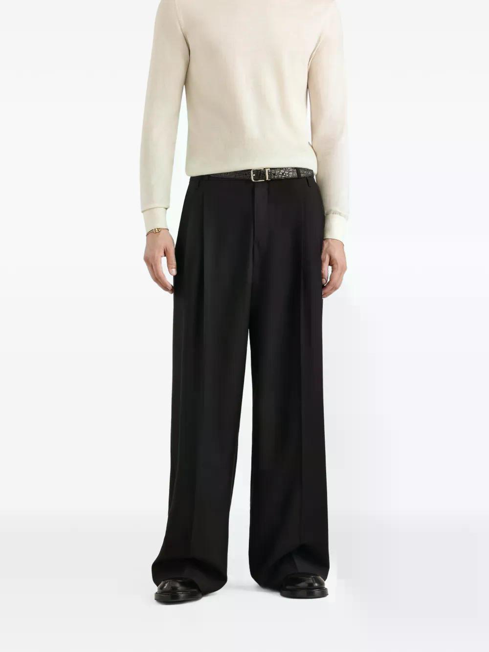 DOLCE & GABBANA Dolce & Gabbana Wool Faille Trousers