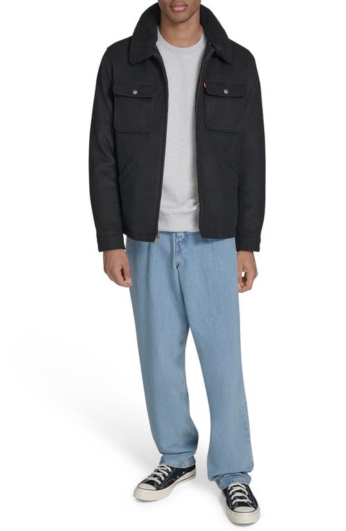 LEVI'S Levi's Brushed Twill Depot Jacket with Faux Shearling Collar