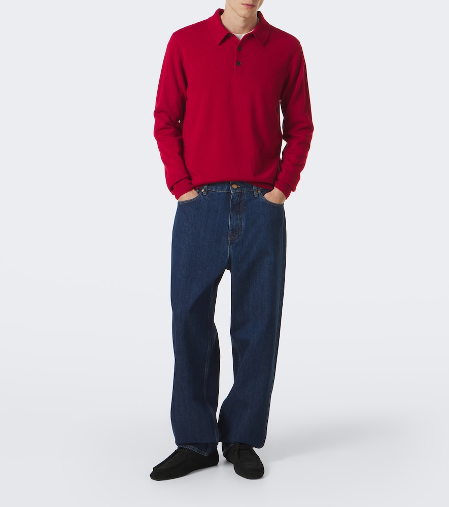 SUNSPEL cashmere polo sweater