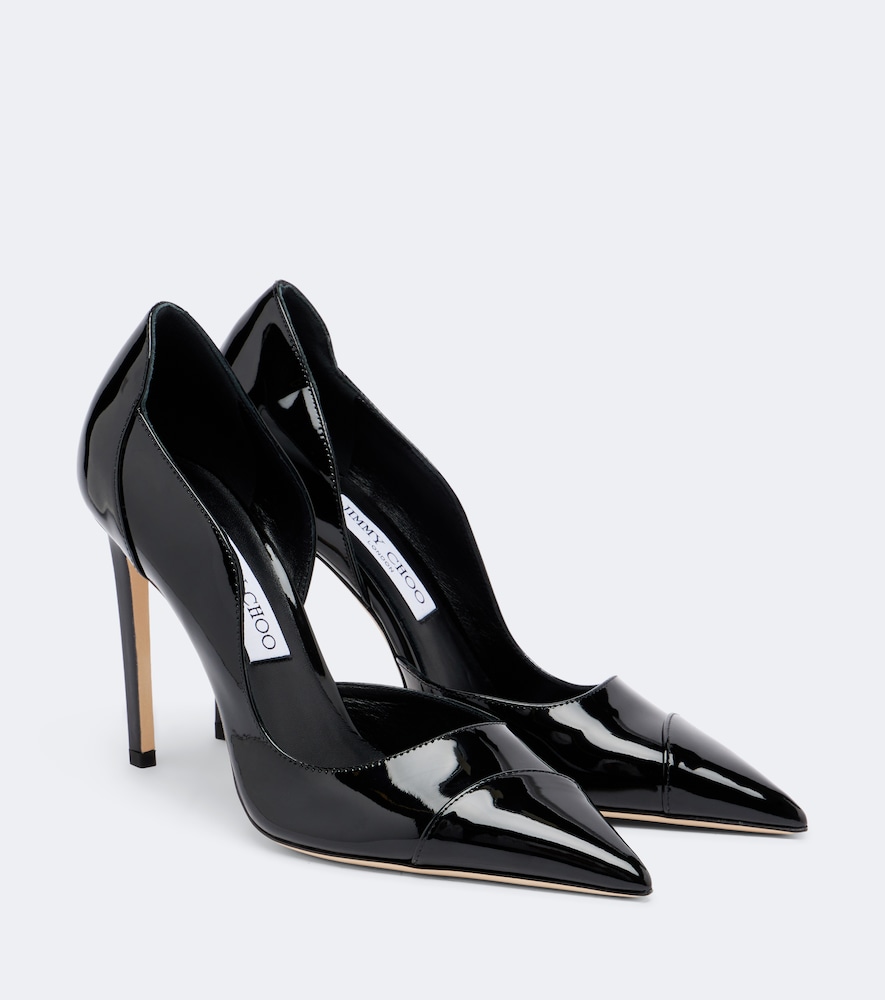 JIMMY CHOO Jimmy Choo Brigitte Patent Leather Pointed Toe Pumps