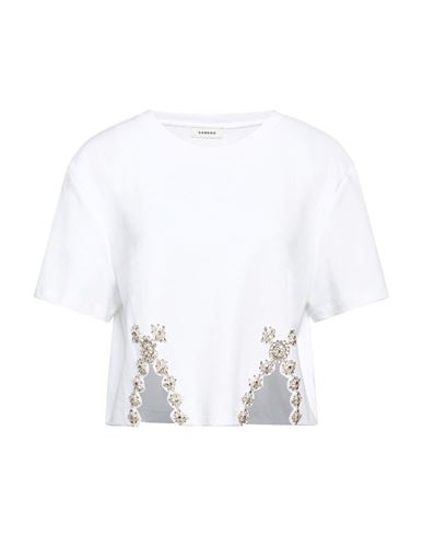SANDRO SANDRO Embellished Cotton T-Shirt