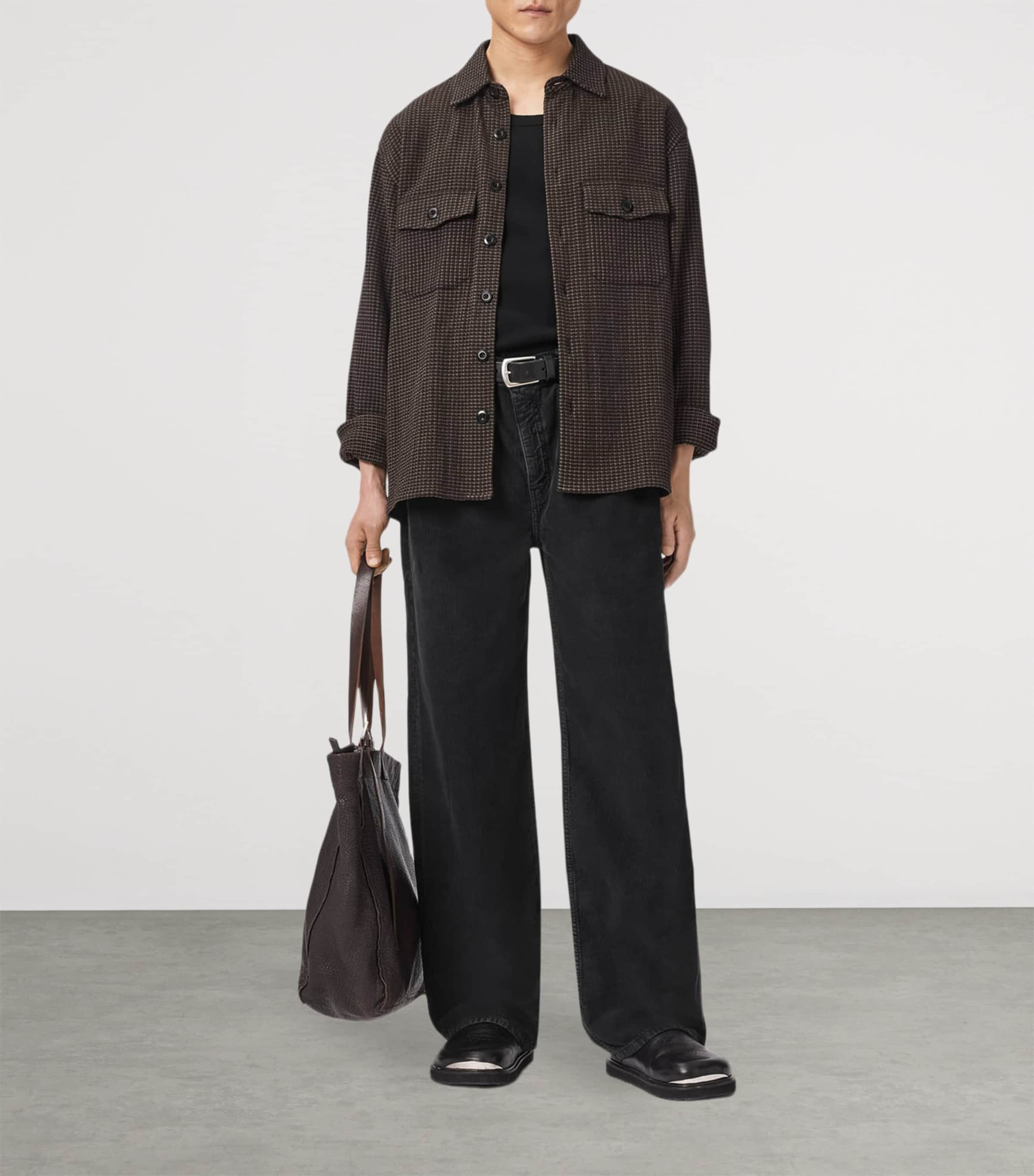 ALLSAINTS AllSaints Crodoroy Lenny Wide-Leg Jeans