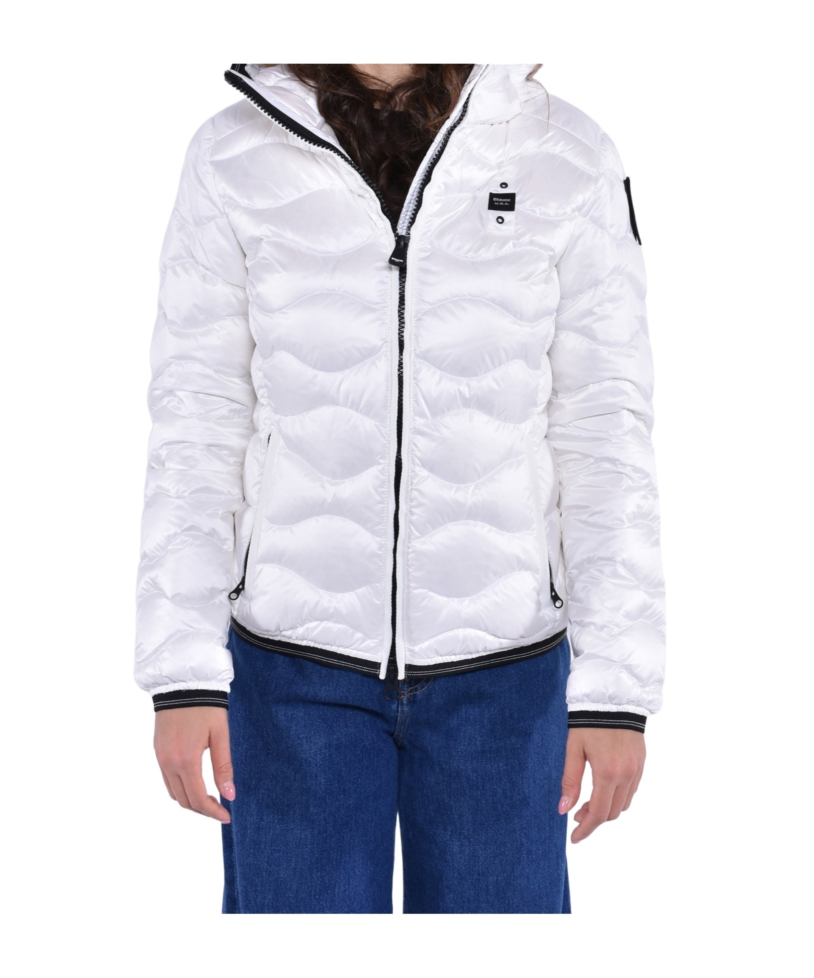 BLAUER. Blauer USA Camelia Quilted Jacket with Hood