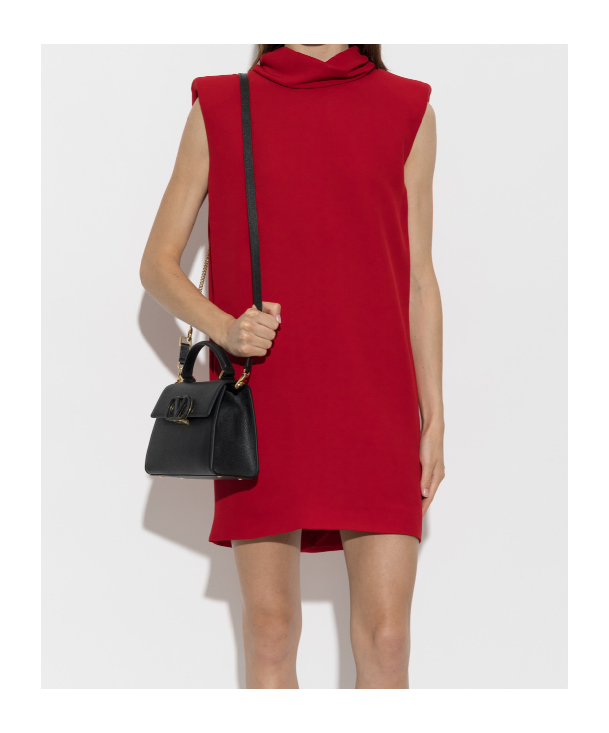 VALENTINO Valentino High-Neck Sleeveless Dress