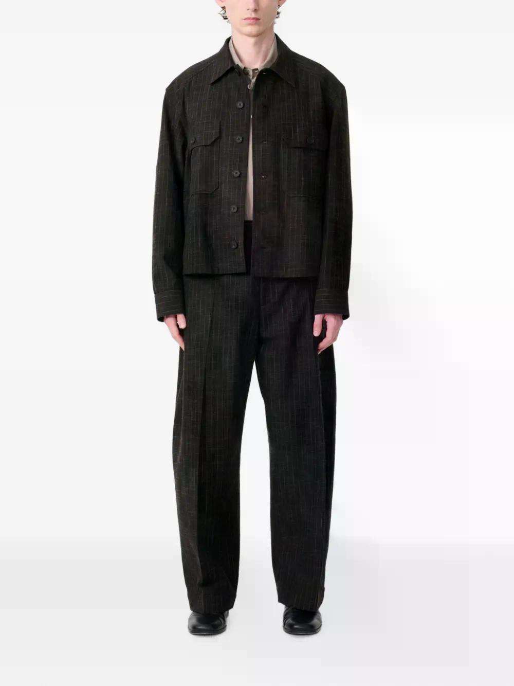 STUDIO NICHOLSON Studio Nicholson Vital Pinstripe Trousers