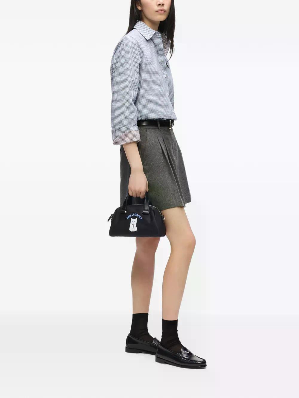KARL LAGERFELD Karl Lagerfeld Small Ikon Choupette Satchel Bag