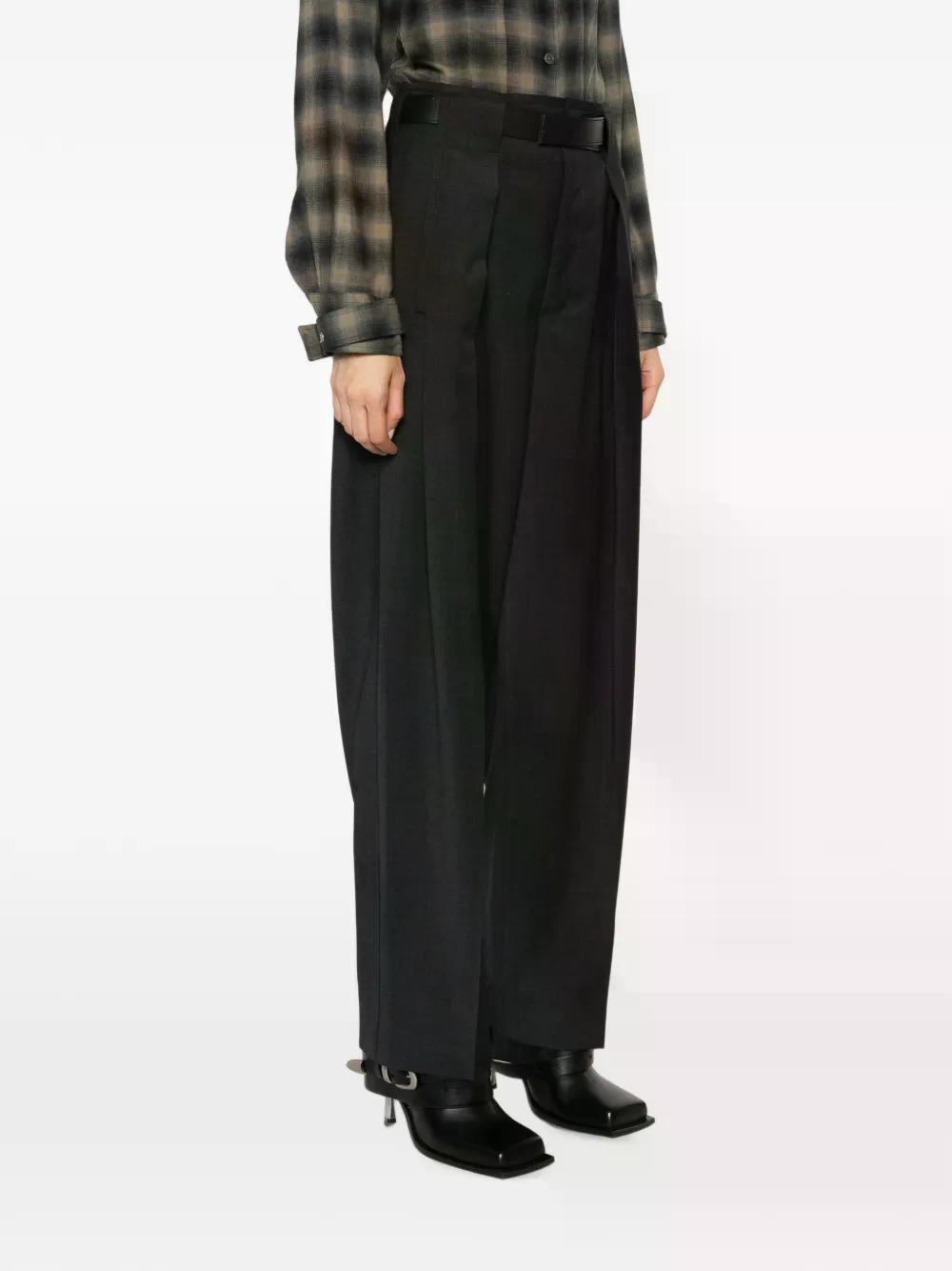 DARKPARK DARKPARK Belted Pleated Trousers