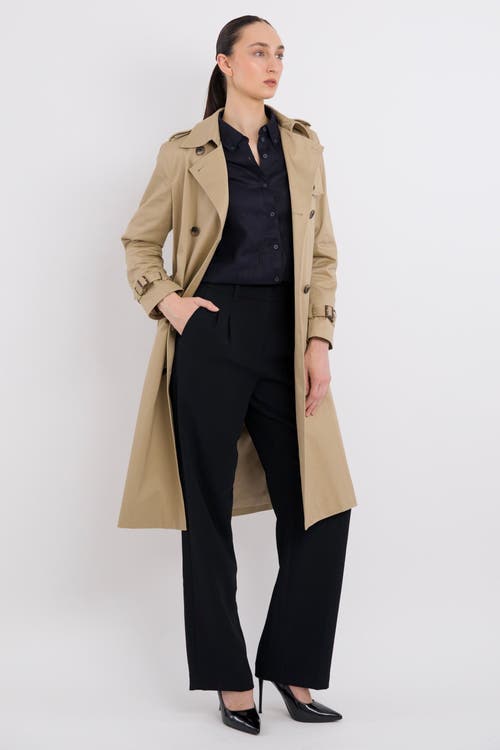 OROLAY Orolay Long Classic Double-Breasted Trench Coat