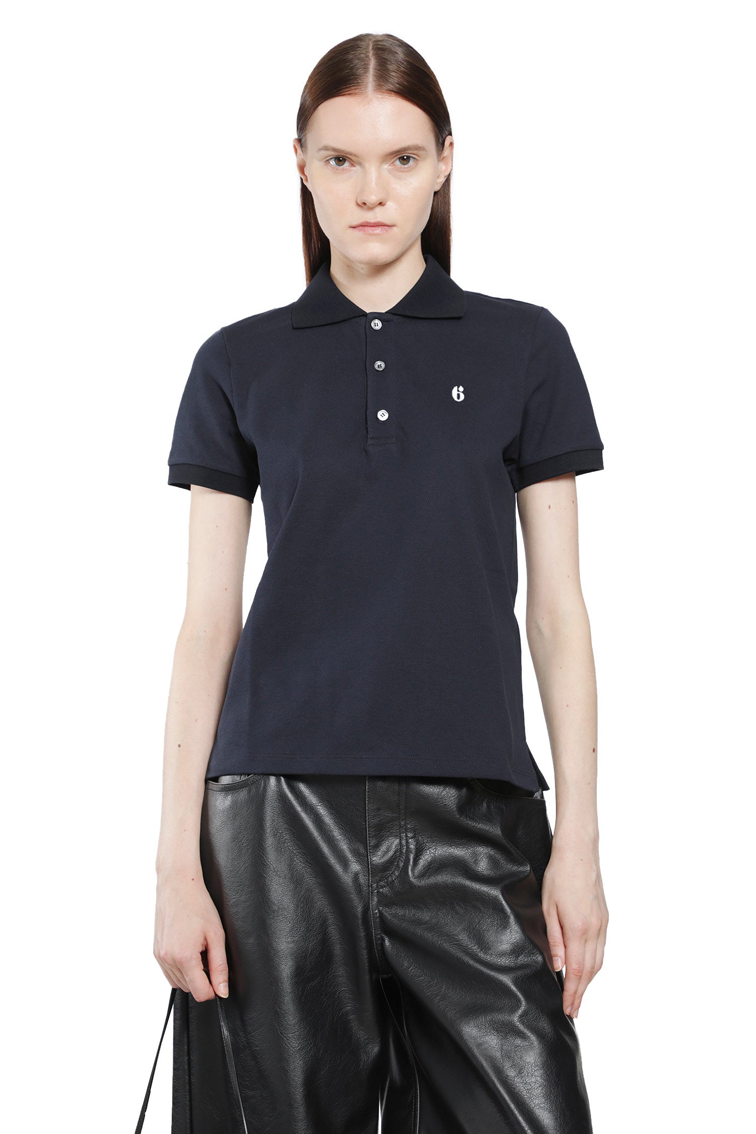 MAISON MARGIELA MM6 Maison Margiela Short Sleeve Polo Shirt