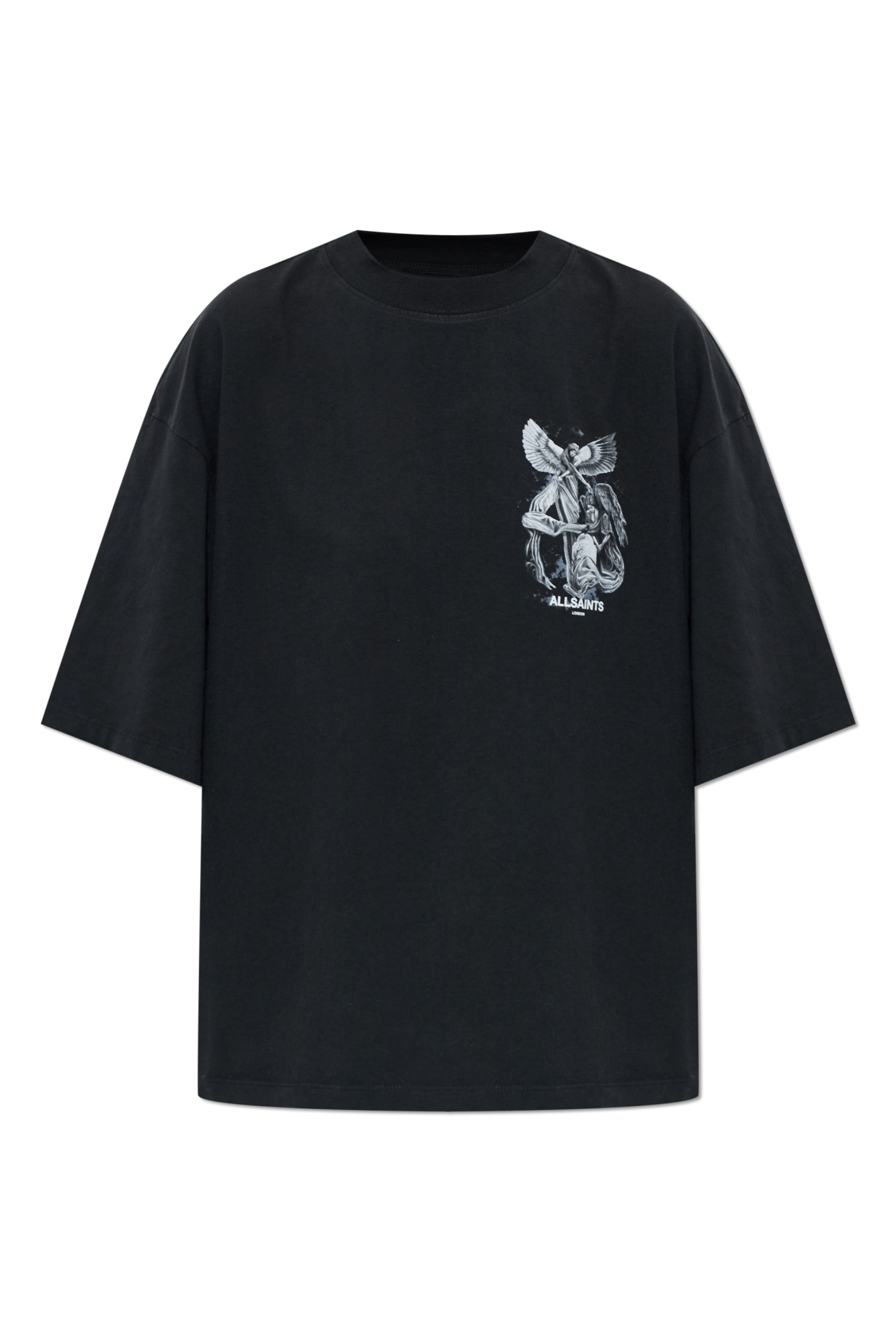 ALLSAINTS AllSaints 'Seraph' Oversized Organic Cotton T-Shirt with Angelic Print