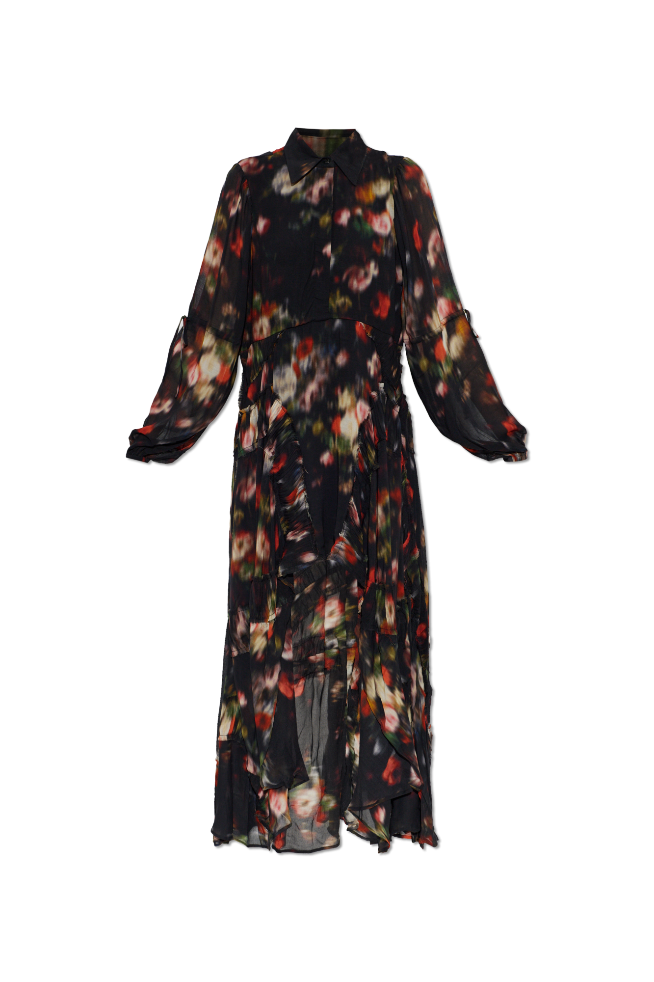 ALLSAINTS AllSaints Maria Ankle-Length Printed Dress
