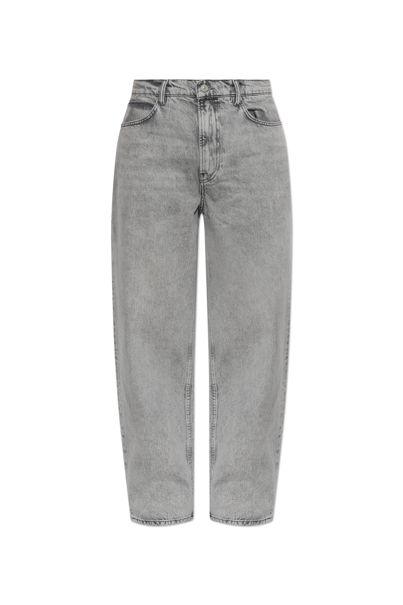 ALLSAINTS AllSaints Grey Distressed Denim Jeans