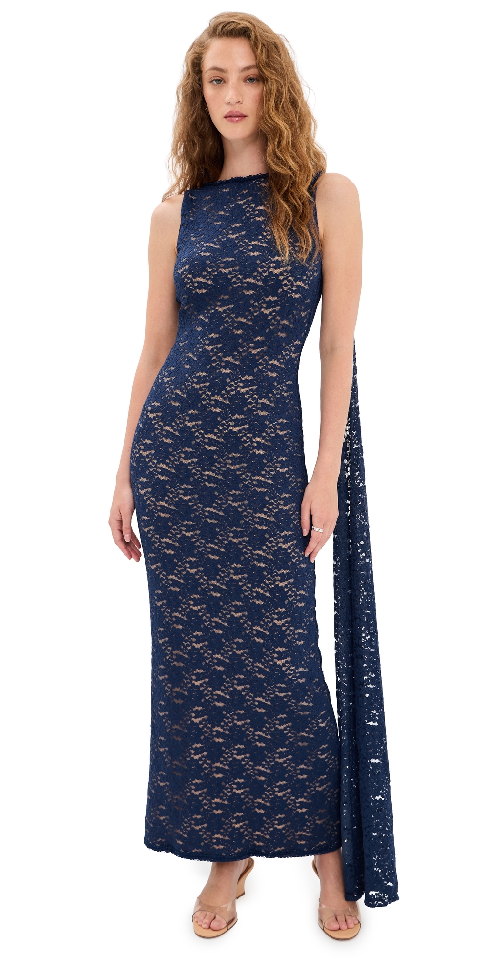 RUNAWAY THE LABEL Runaway the Label Janie Boat Neck Maxi Dress