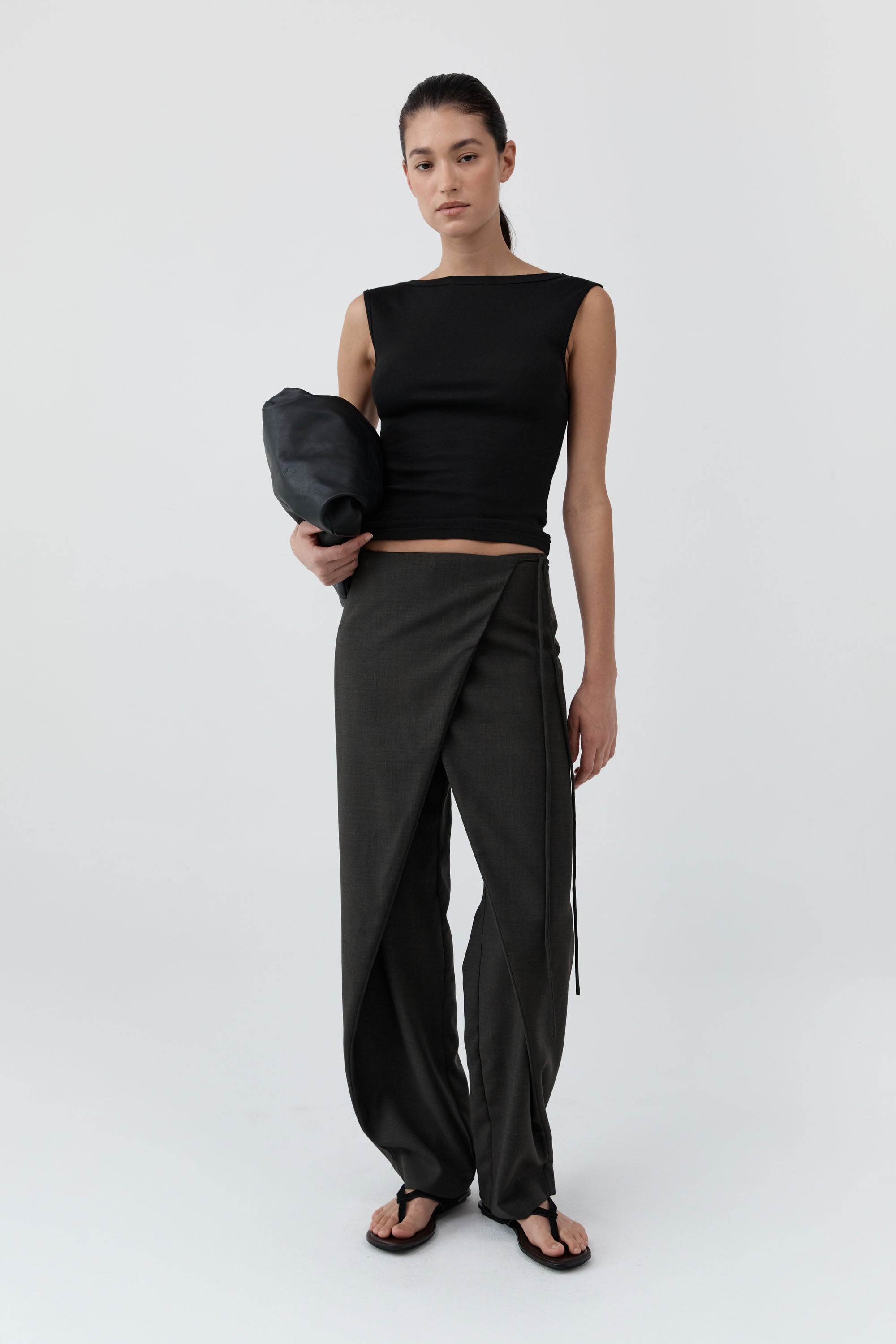 ST. AGNI St Agni Wrap Rouleau Pants