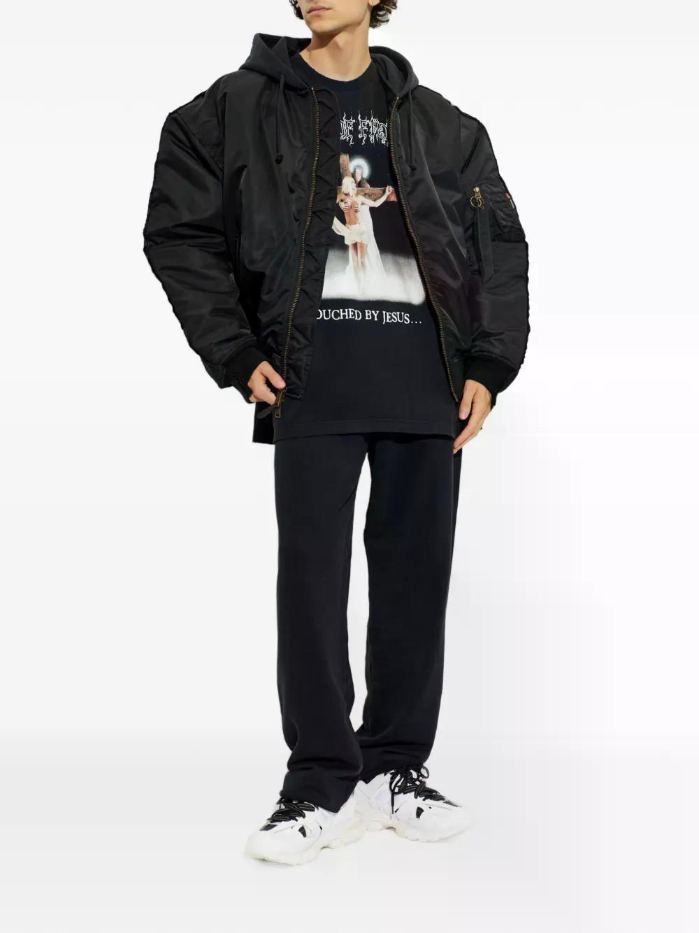 VETEMENTS graphic-print oversized t-shirt