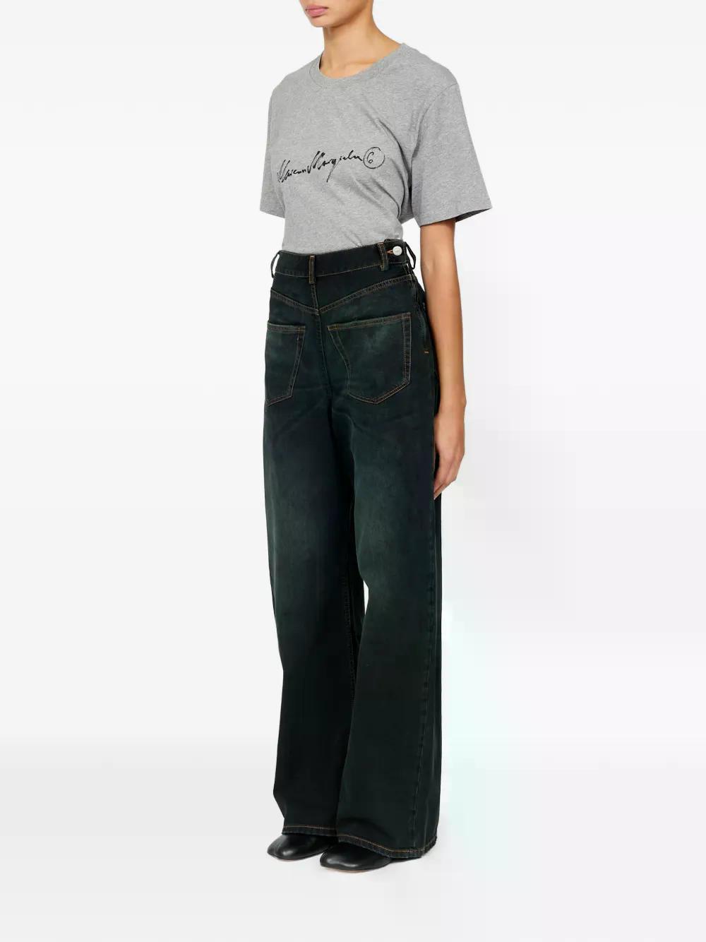 MAISON MARGIELA MM6 Maison Margiela High-Waisted Wide-Leg Jeans