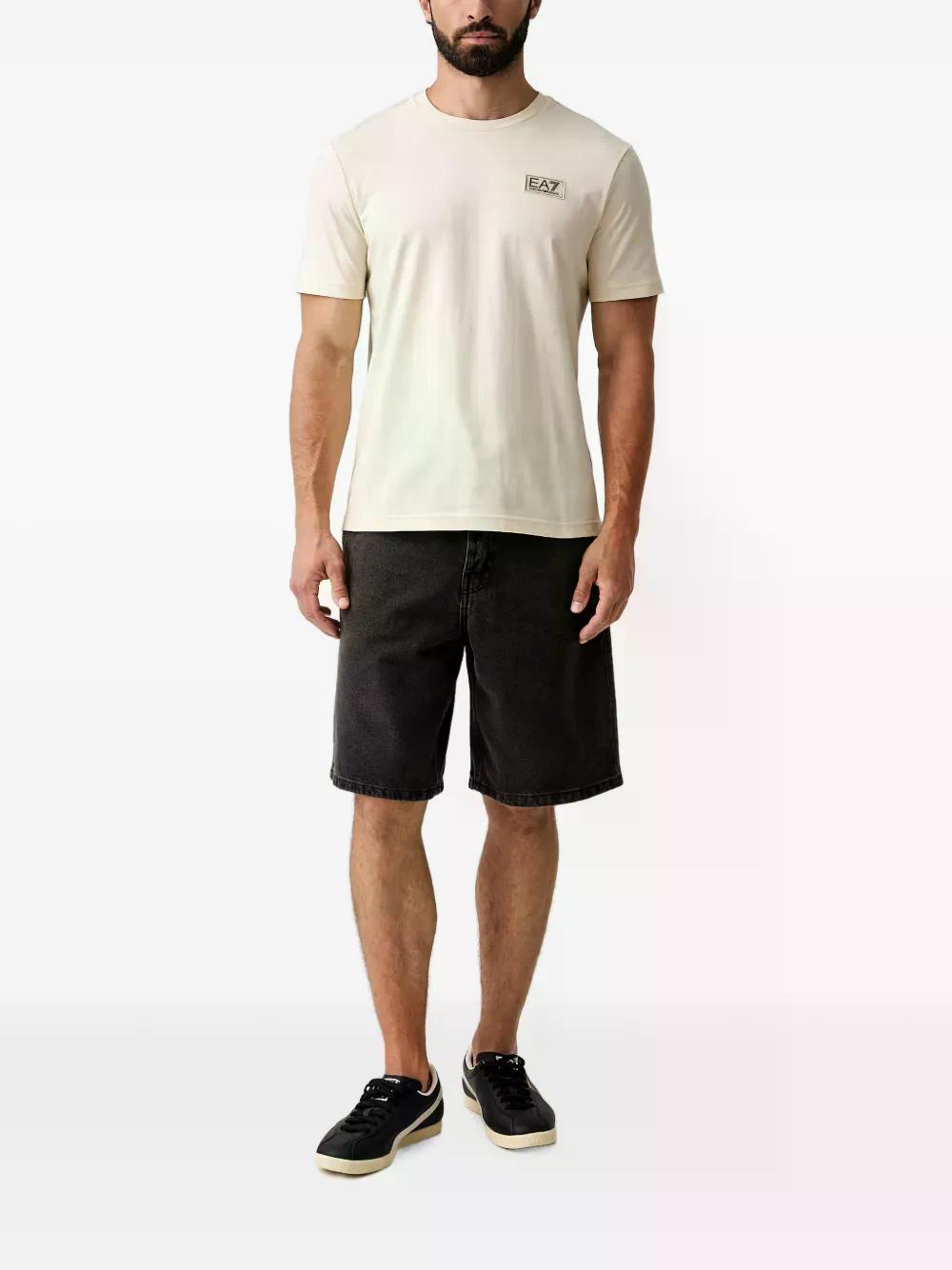 EA7 logo-patch t-shirt