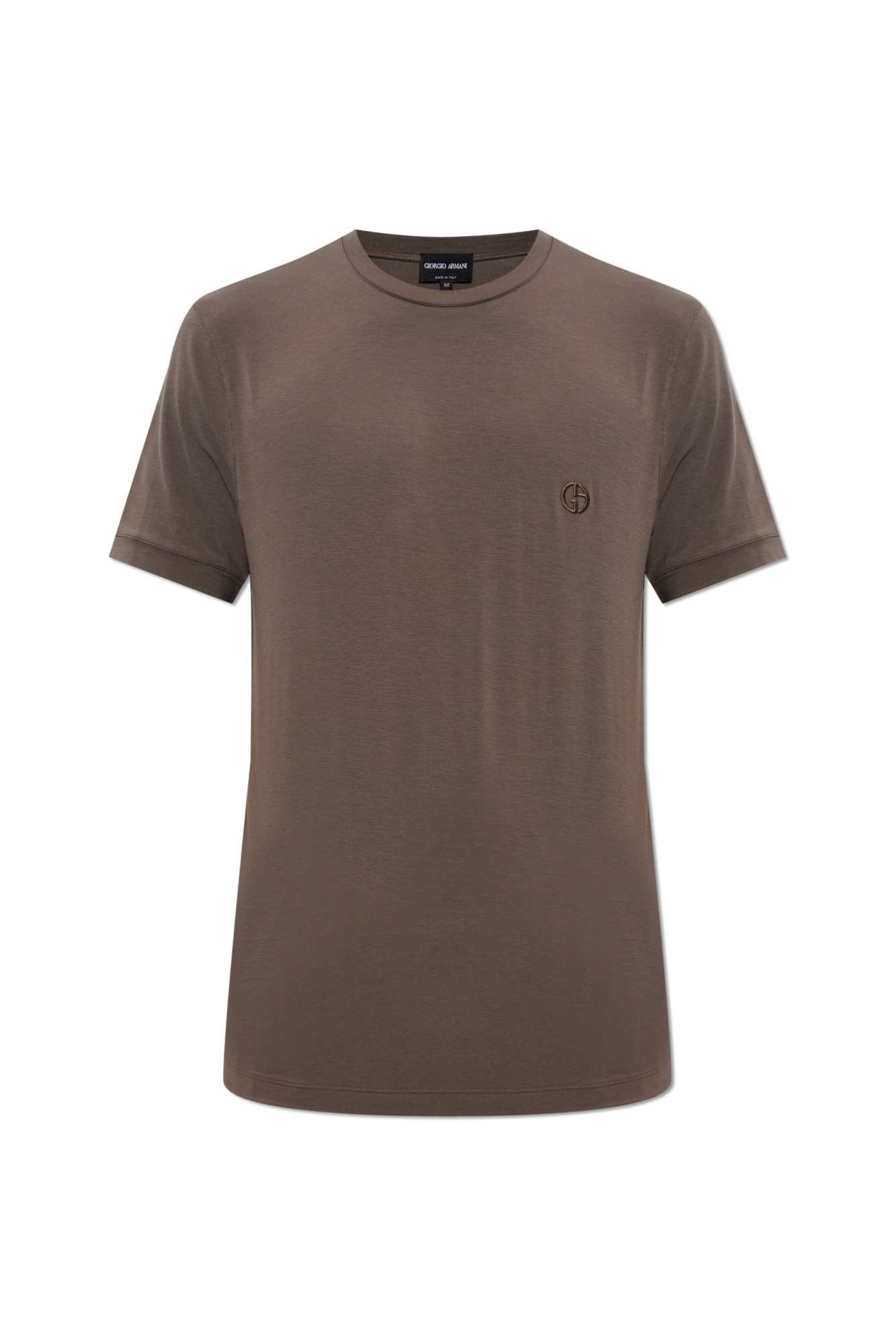GIORGIO ARMANI t-shirt with embroidered logo