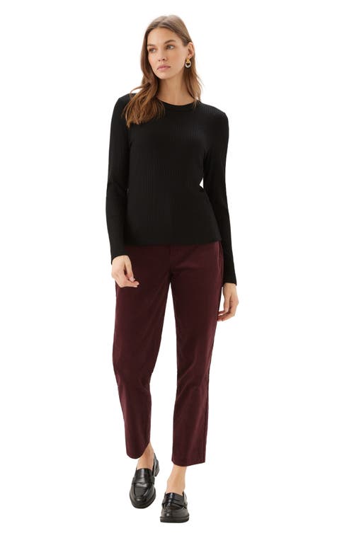 KAREN KANE Karen Kane Ribbed Long Sleeve Top