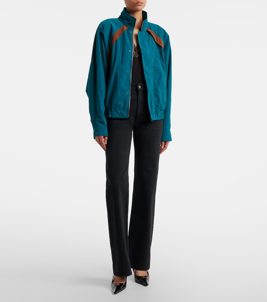 SAINT LAURENT Saint Laurent Cassandre Technical Faille Jacket