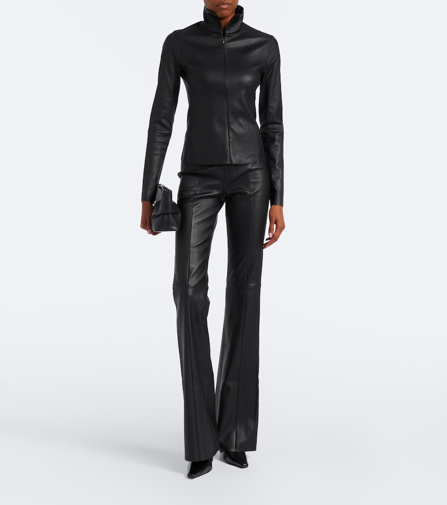 STOULS Stouls Leather Flared Pants