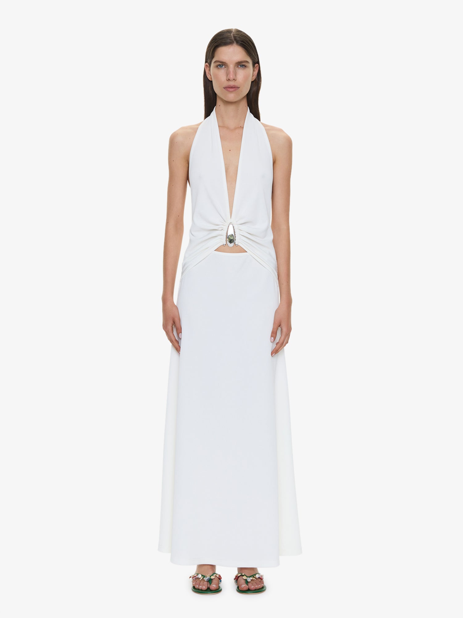 CHRISTOPHER ESBER CHRISTOPHER ESBER Crystal Pendant Tank Dress