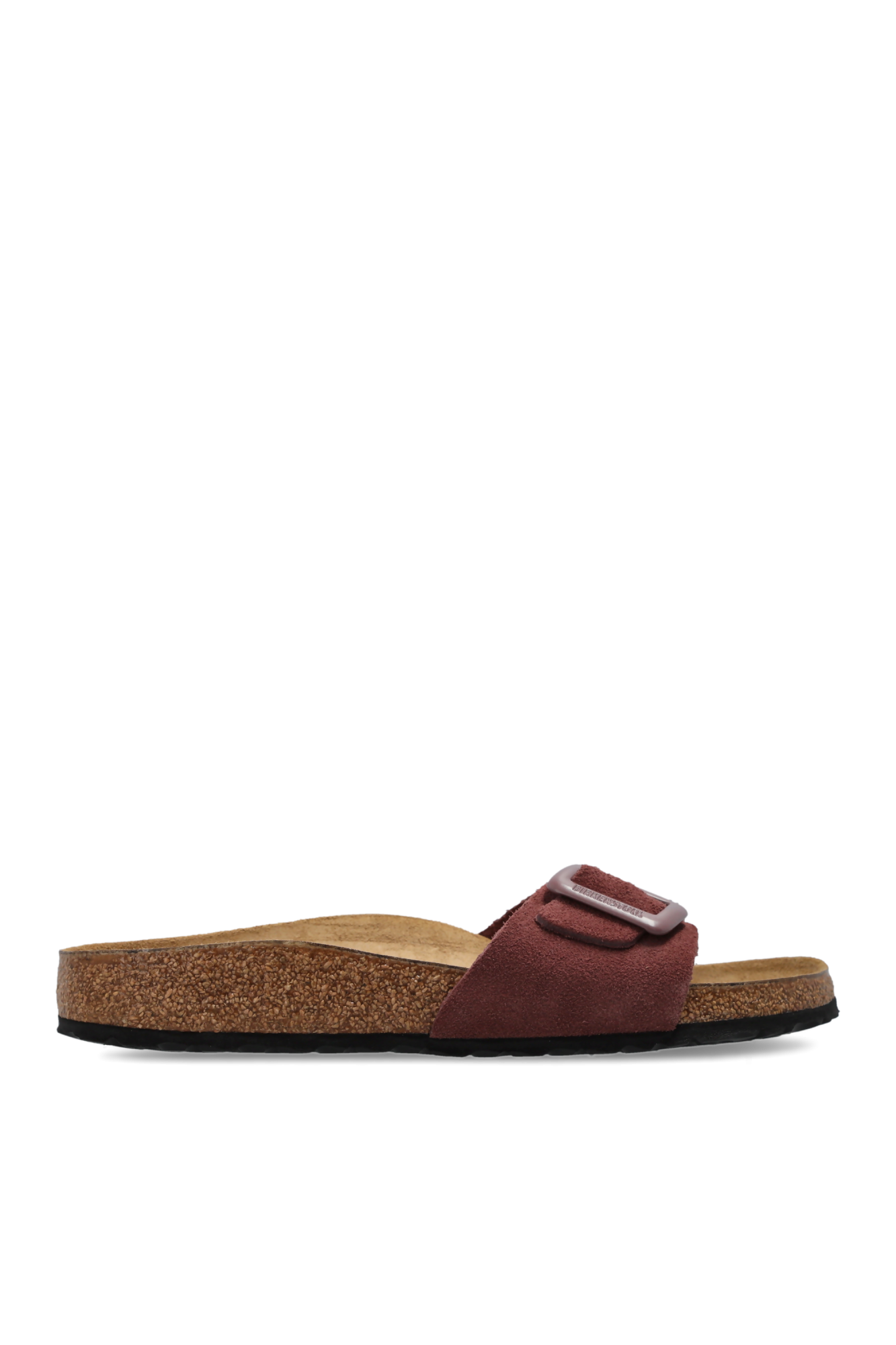 BIRKENSTOCK Birkenstock Madrid Cushion Buckle Suede Slides