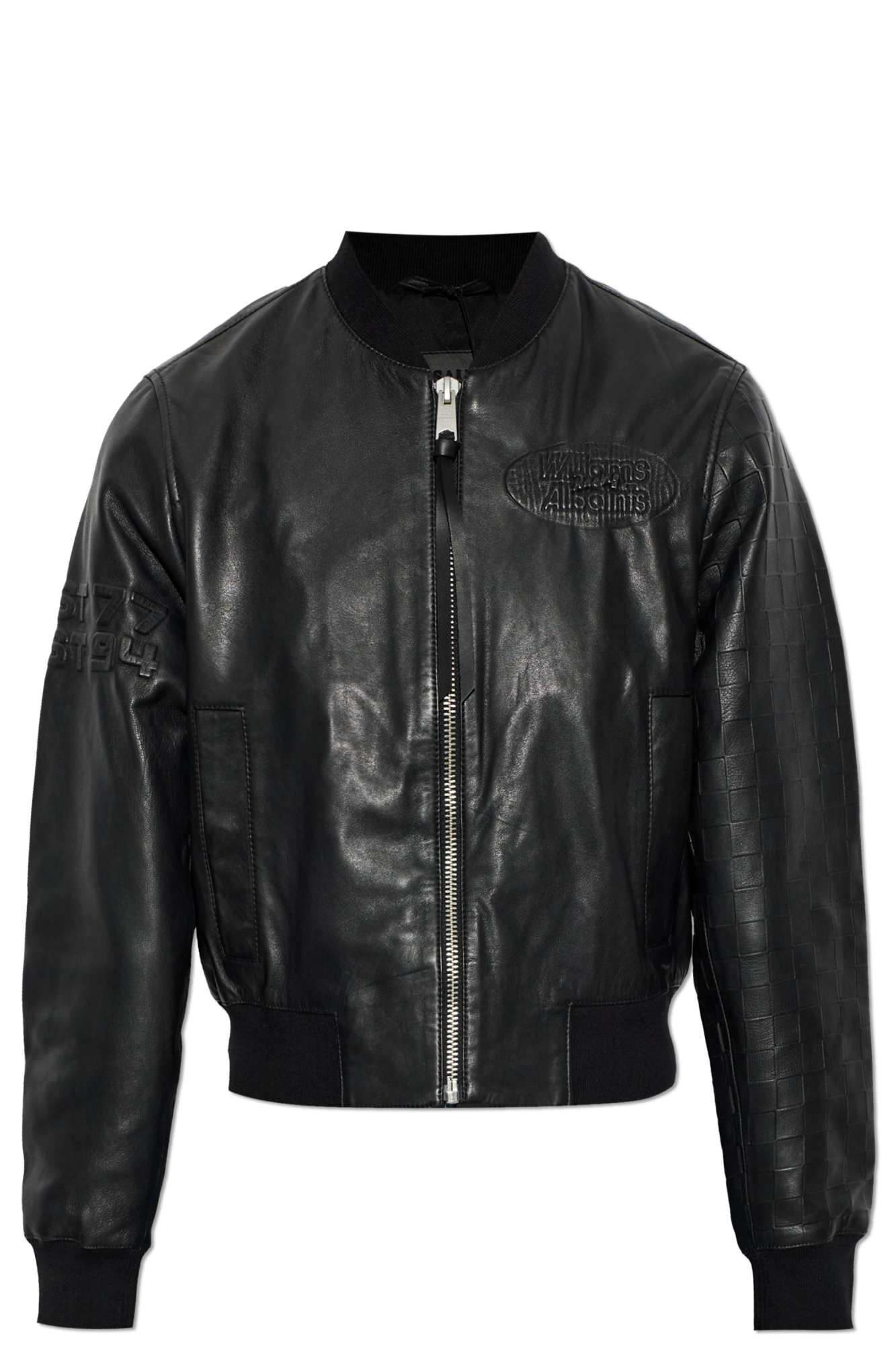ALLSAINTS AllSaints Orten Leather Bomber Jacket