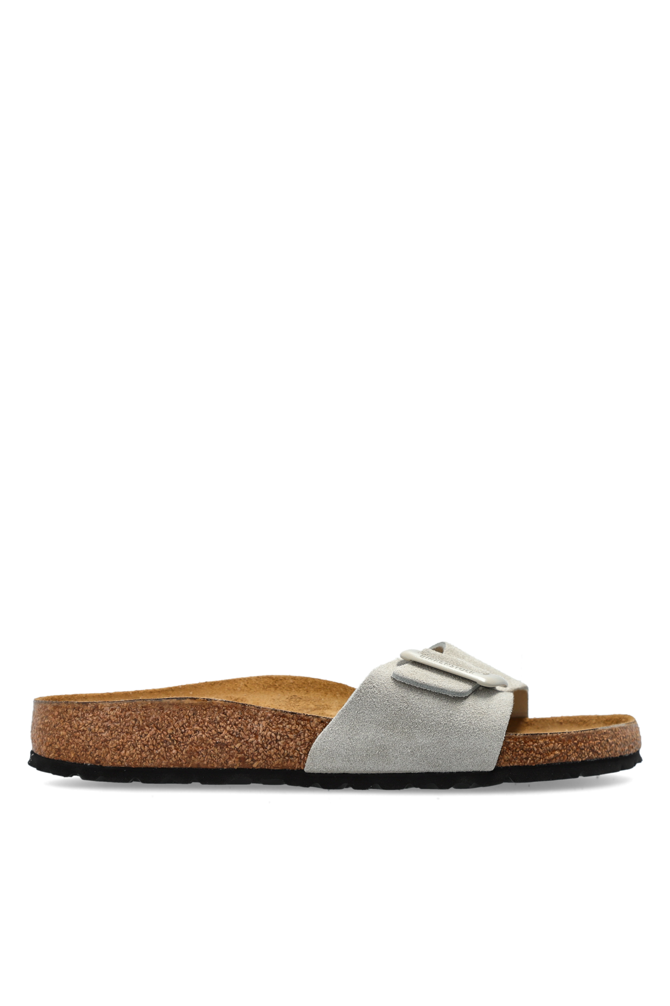 BIRKENSTOCK Birkenstock Madrid Cushion Buckle Suede Slide Sandals