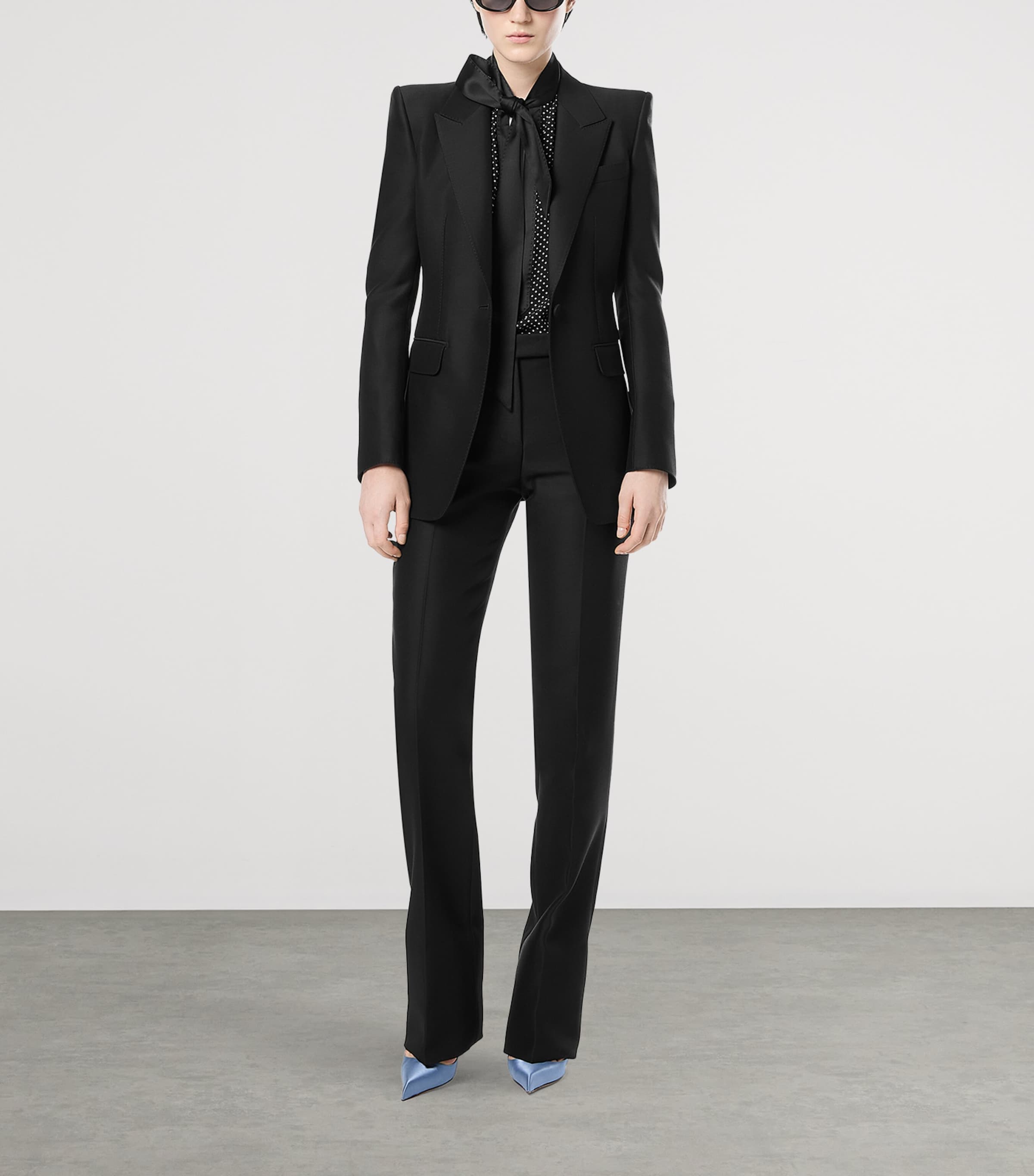 TOM FORD Tom Ford Wool-Silk Tailored Trousers