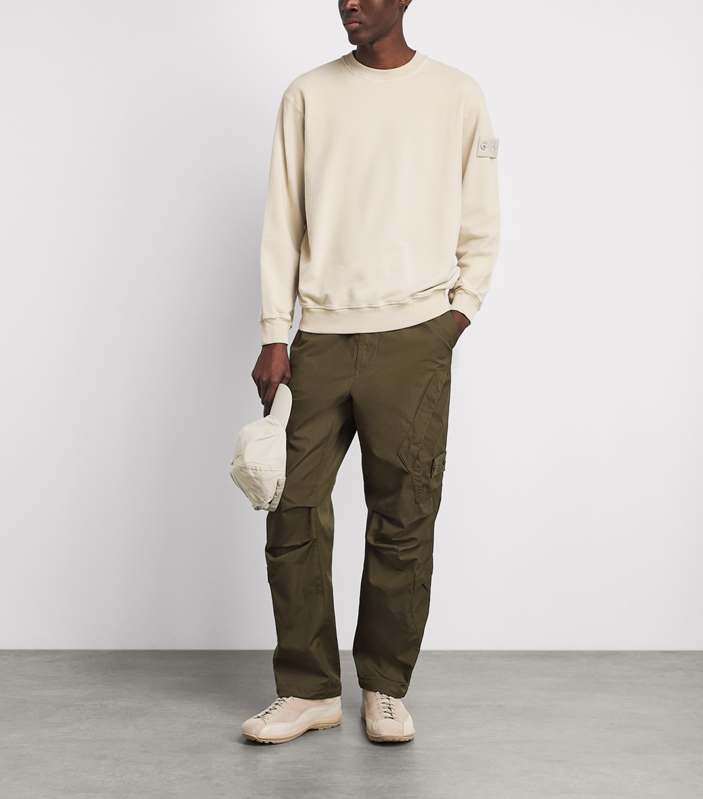 STONE ISLAND Stone Island Cotton-Canvas All-Weather Ghost Trousers