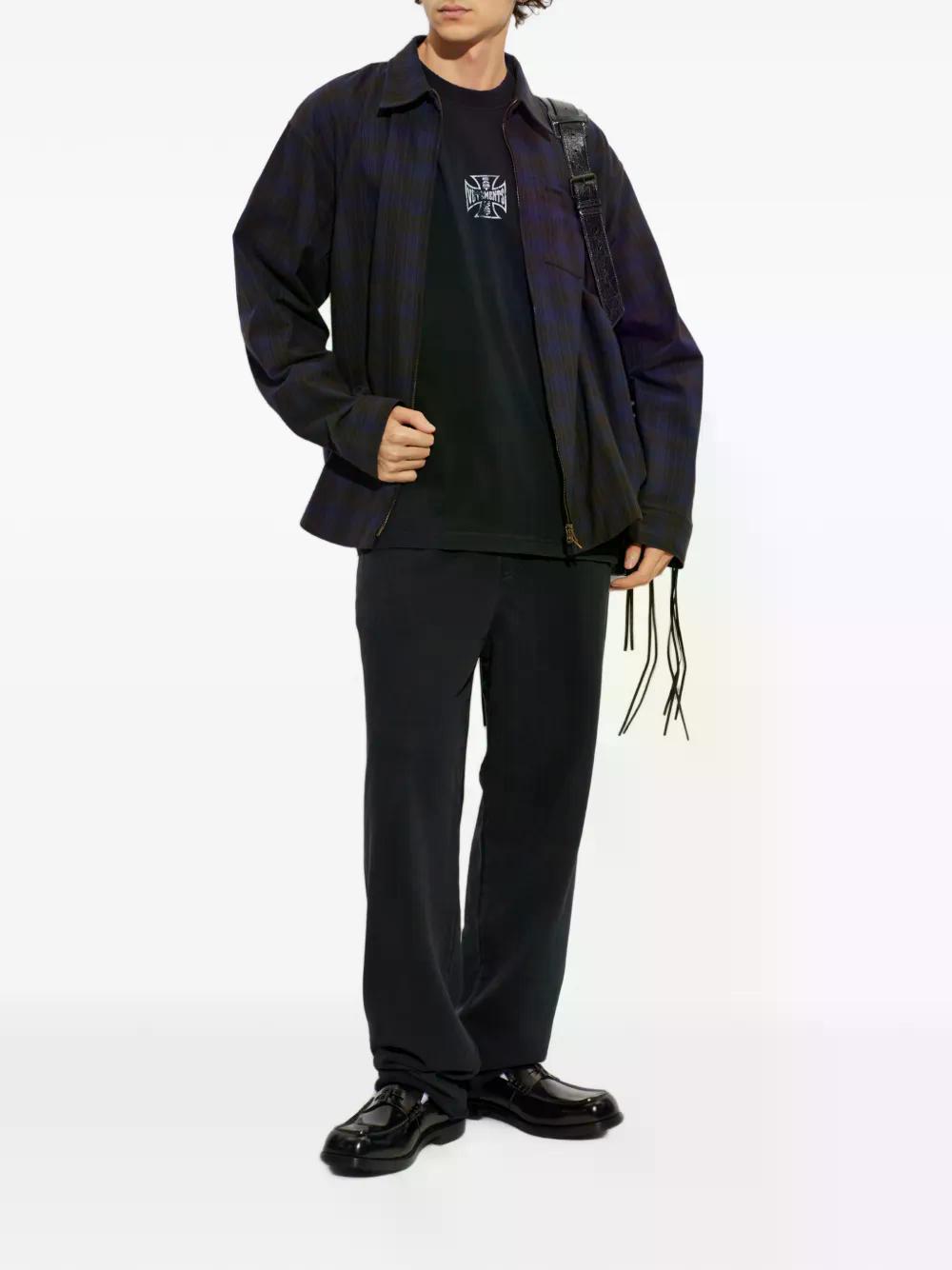 VETEMENTS VETEMENTS Check-Pattern Zip-Up Shirt Jacket