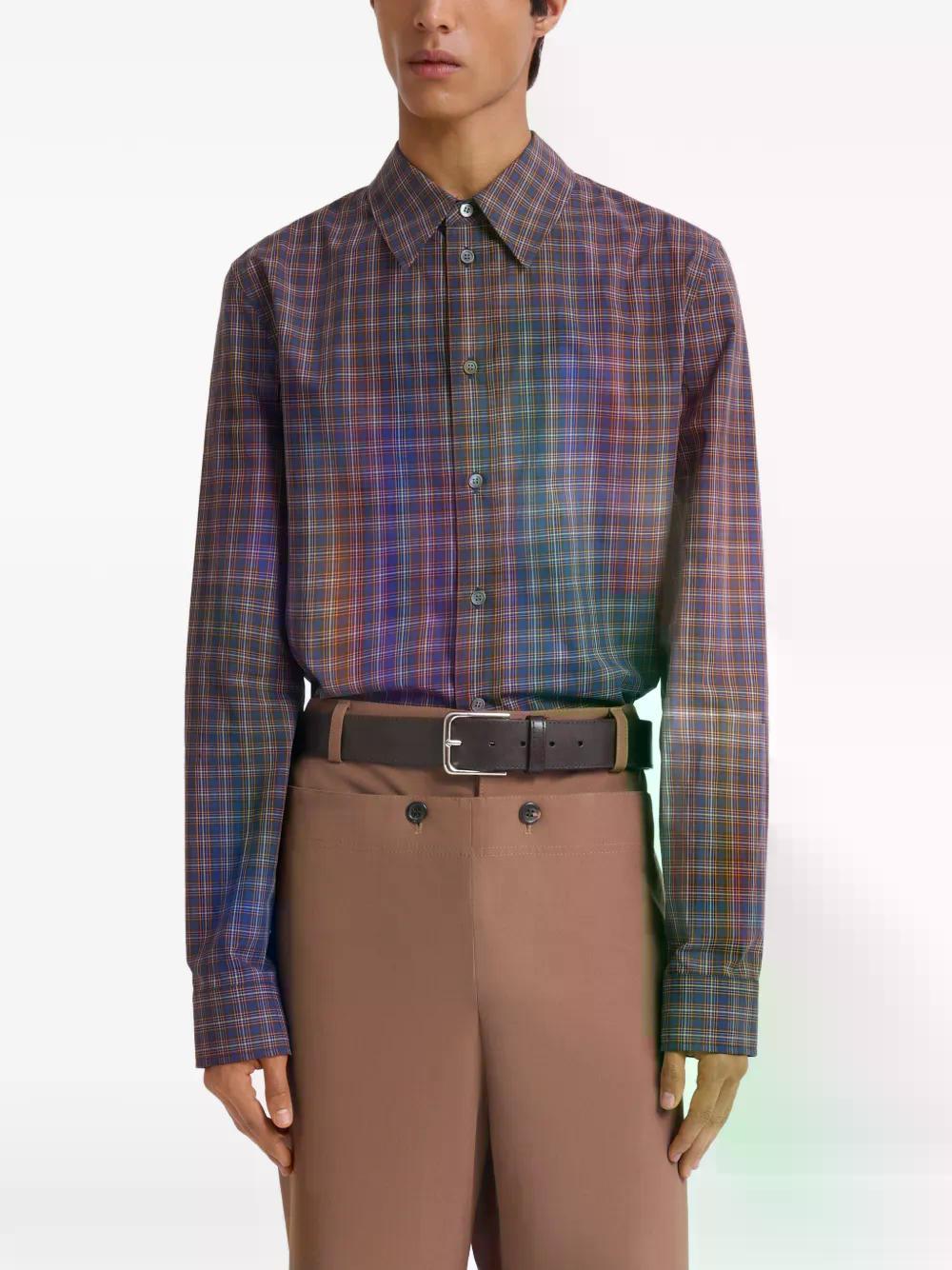 MARNI checked cotton shirt