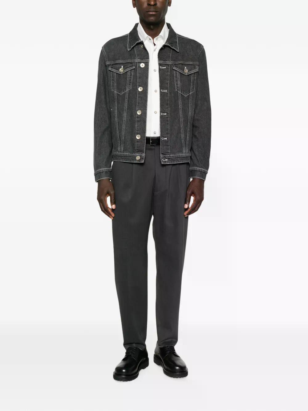 ELEVENTY western-style panelled shirt