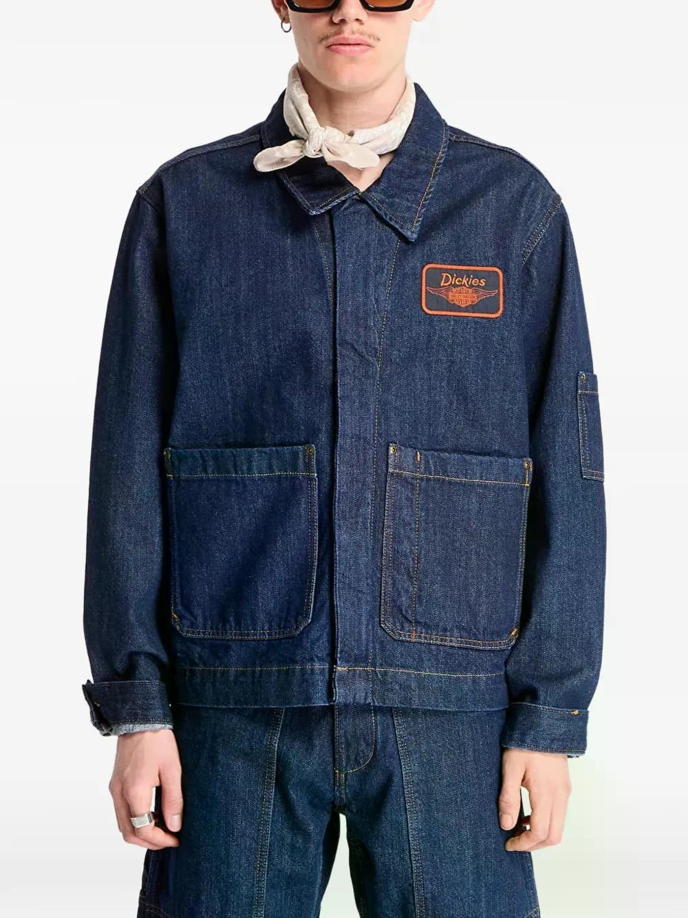 DICKIES Dickies Denim Logo Patch Jacket
