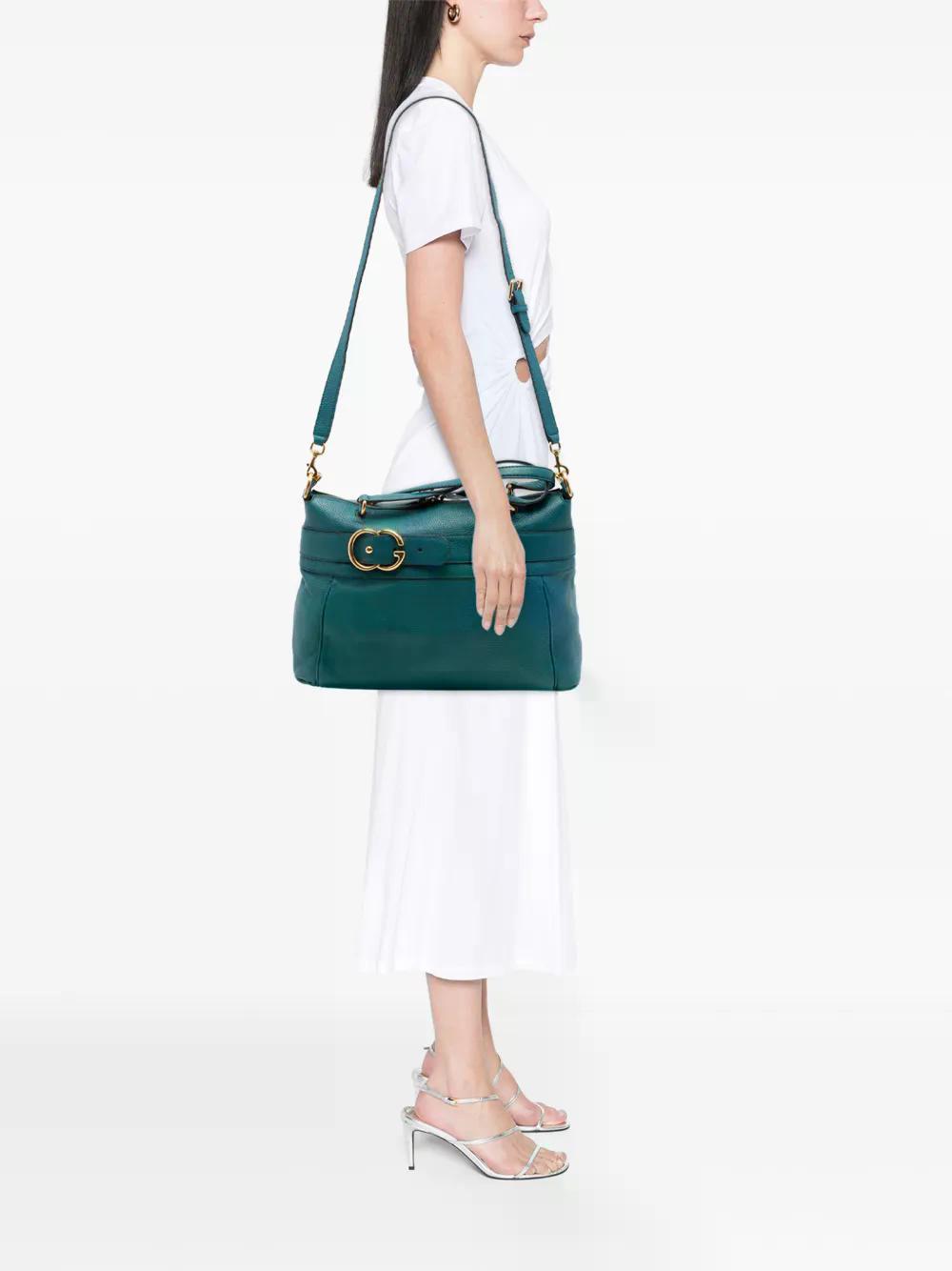 GUCCI Gucci Medium Calfskin Ride Top Handle Bag Satchel