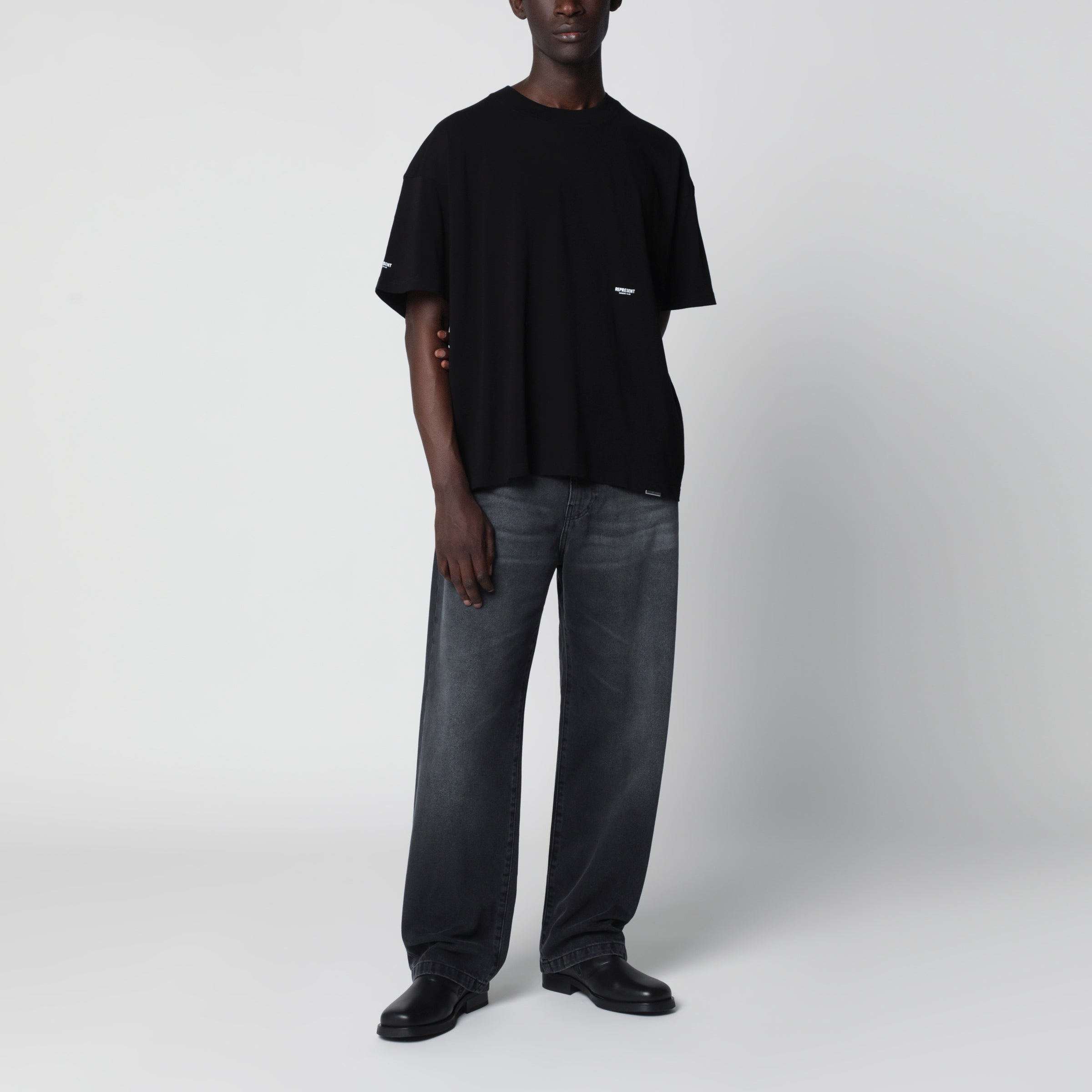 REPRESENT Black Micro Owners Club cotton T-shirt