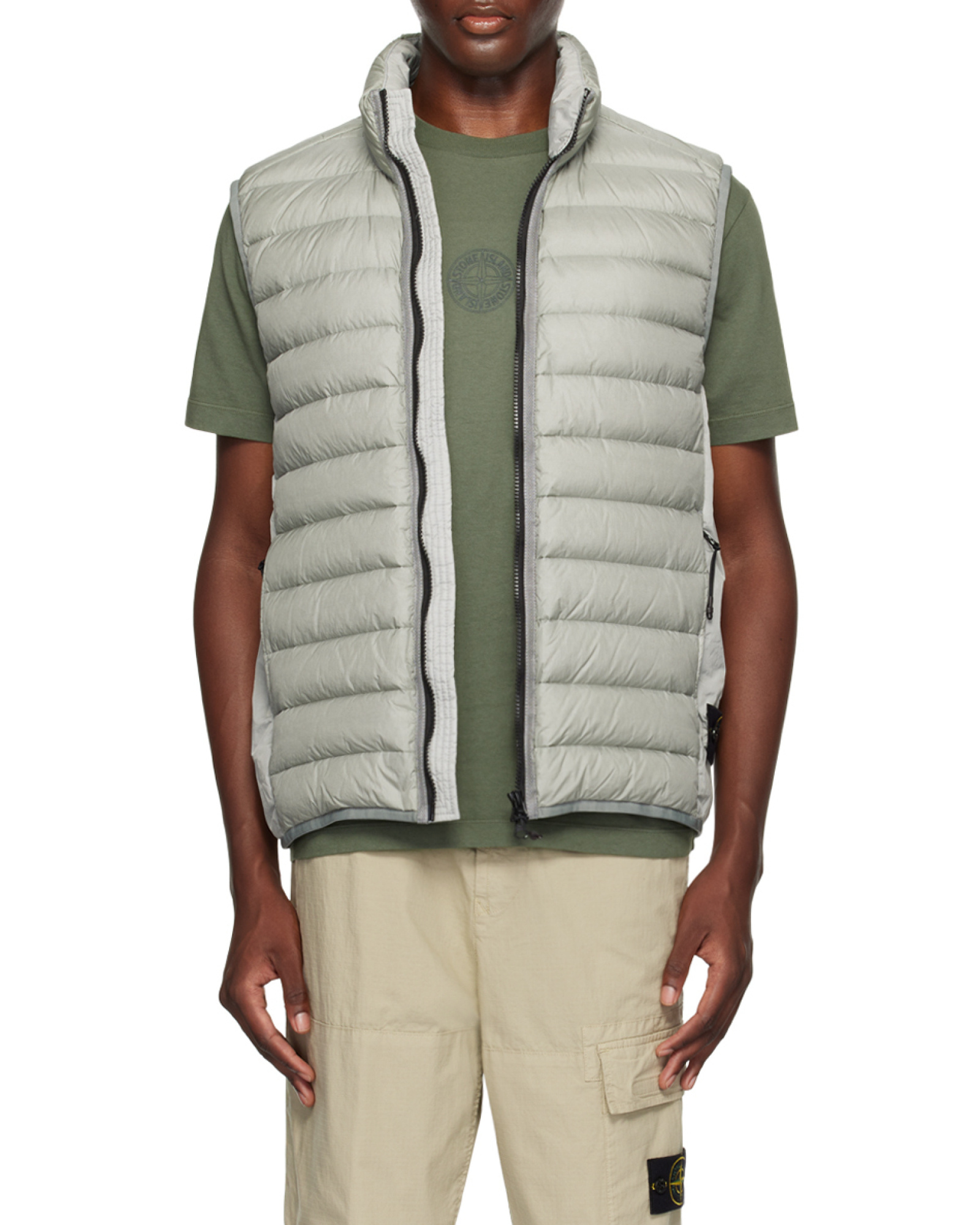 STONE ISLAND Stone Island High Neck Quilted Gilet