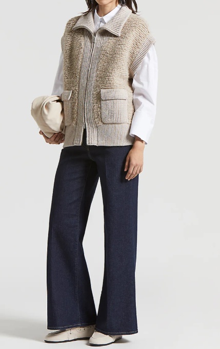 PESERICO Peserico Wide Leg Five-Pocket Denim Jeans
