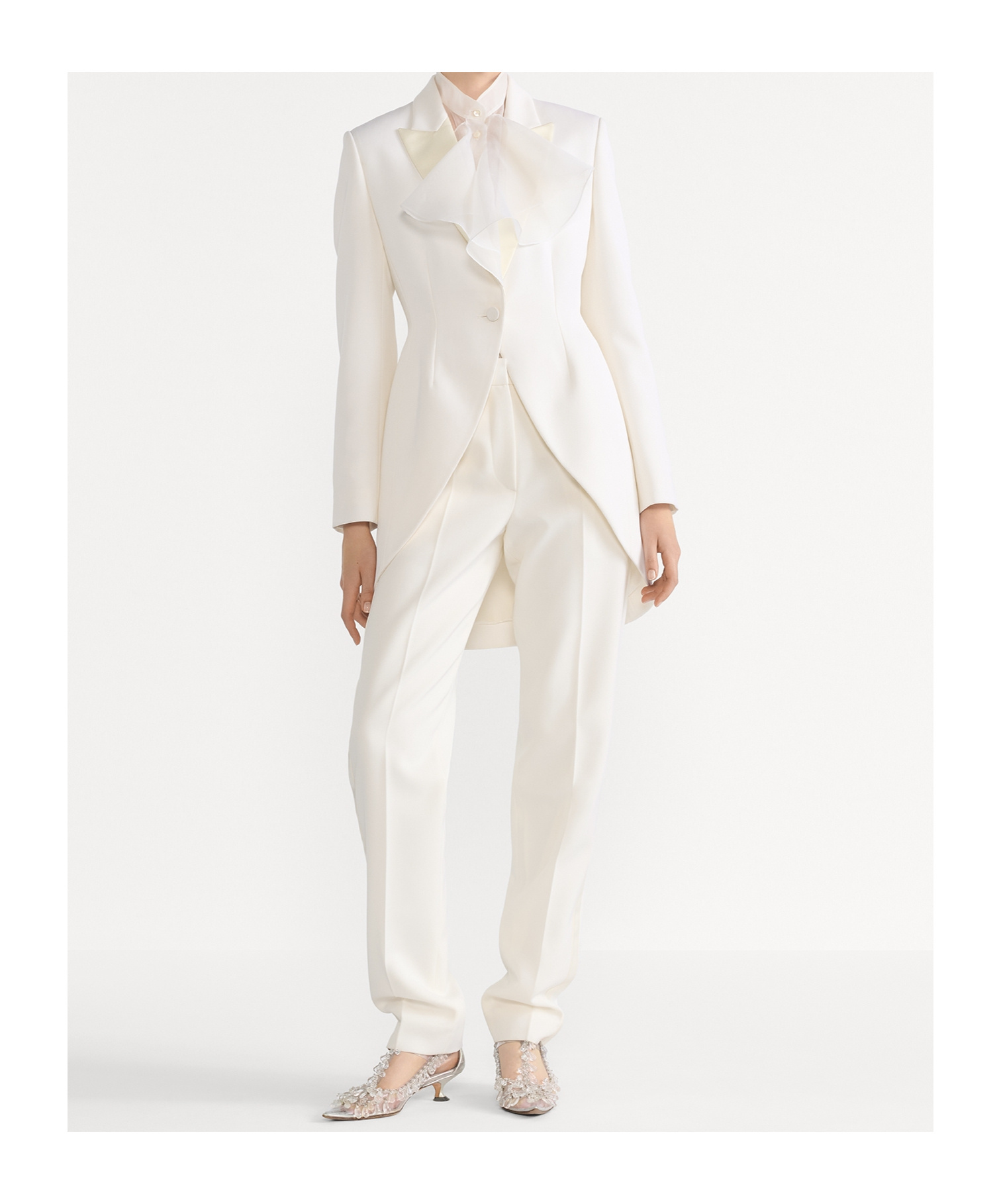 DIOR Dior Fitted Pants with Silk Satin Side Bands