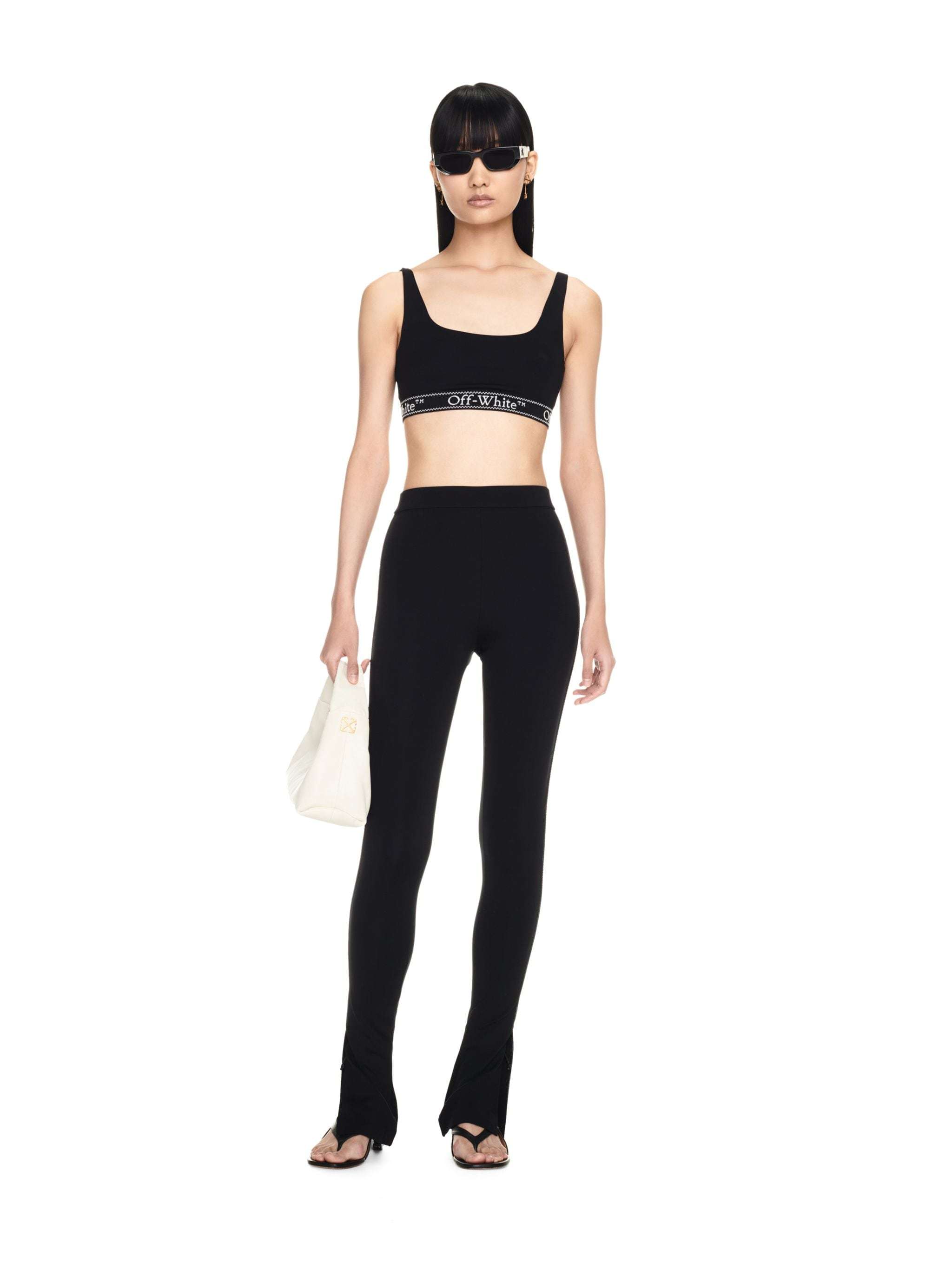 OFF-WHITE Off-White Logo Band Flared Leggings