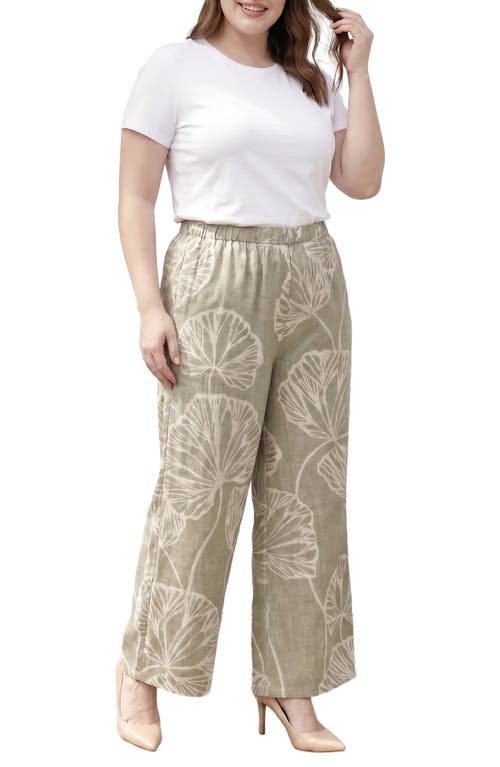 STANDARDS & PRACTICES Standards & Practices Leaf Print Wide Leg Pants