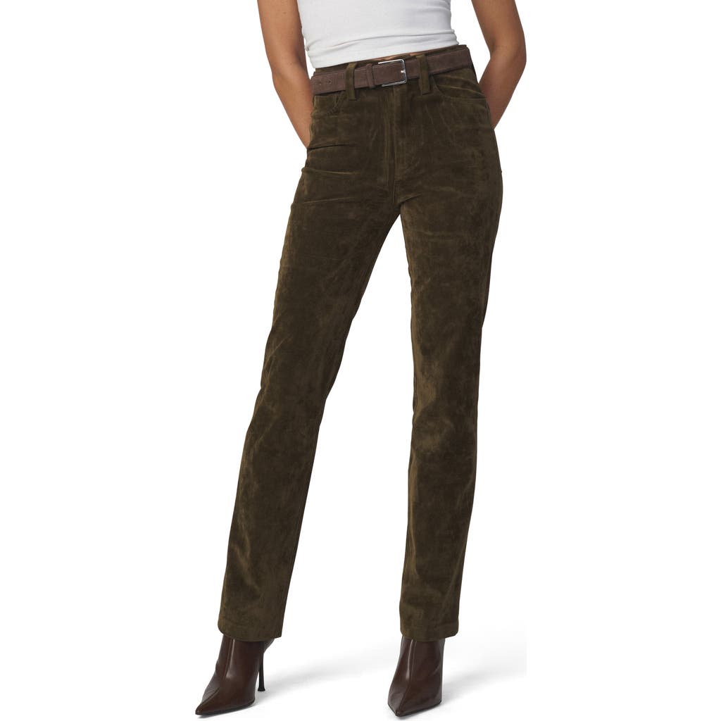 JOE'SJEANS Joe's Margot High Waist Slim Faux Suede Jeans