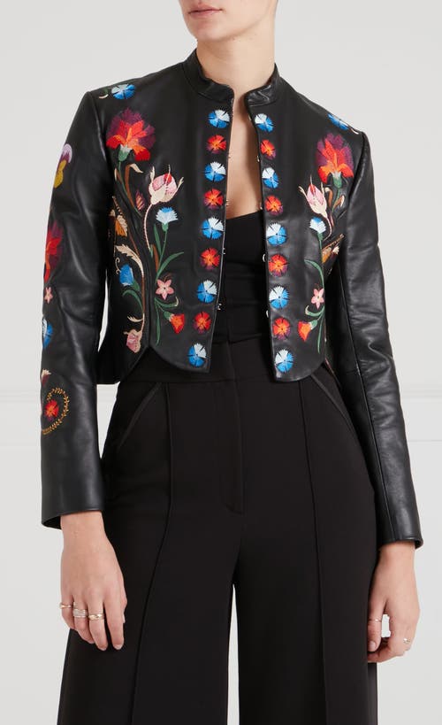 TEMPERLEY LONDON Temperley London Toledo Embroidered Leather Jacket