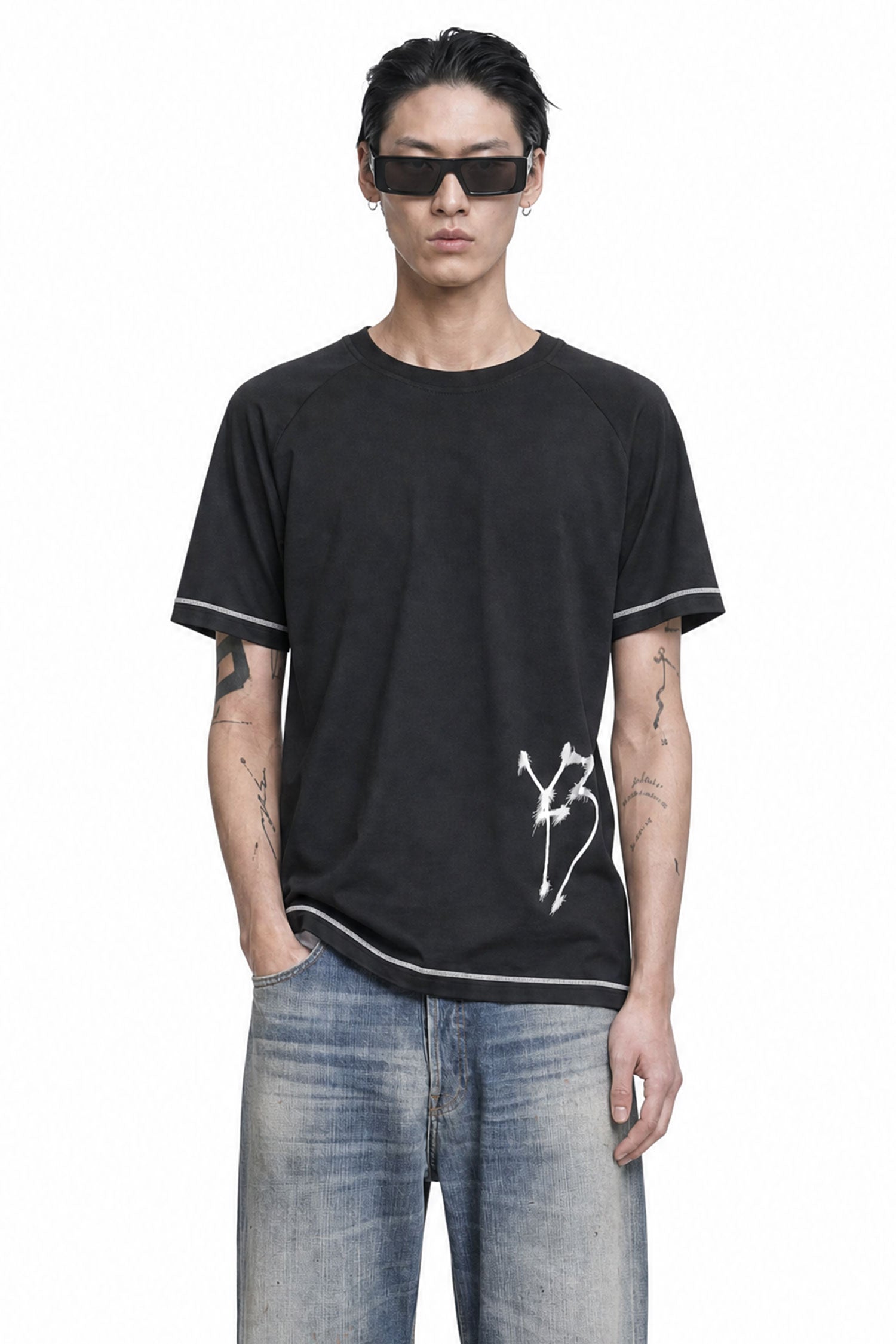 Y3 chito graphic running t-shirt