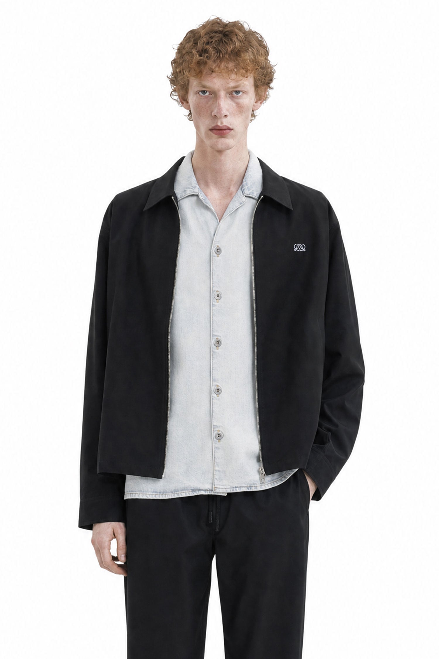 LOEWE LOEWE Technical Cotton Zip-Up Jacket